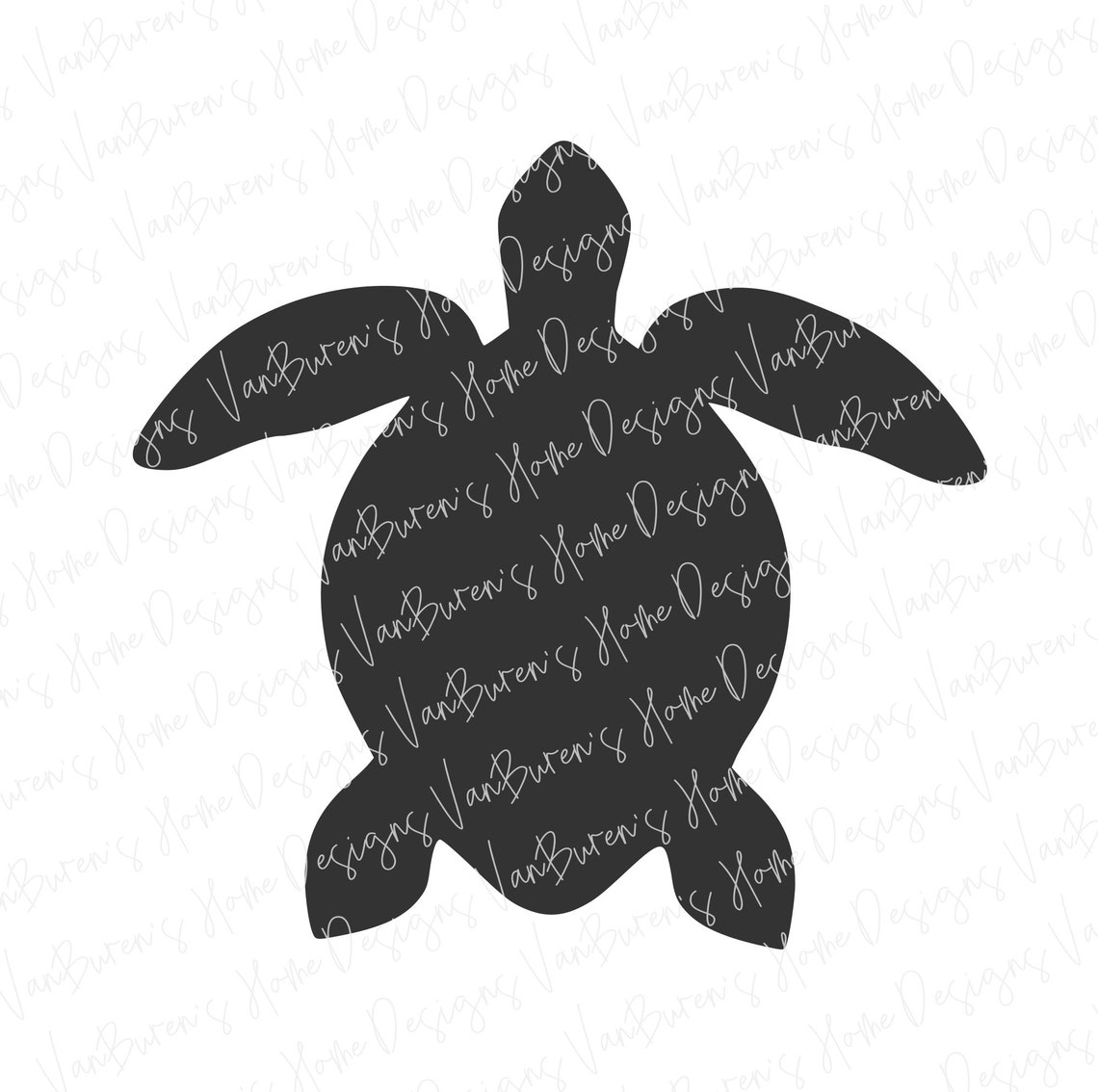 Sea Turtle Cut File Formats Svg Dxf Eps Pdf and Png - Etsy