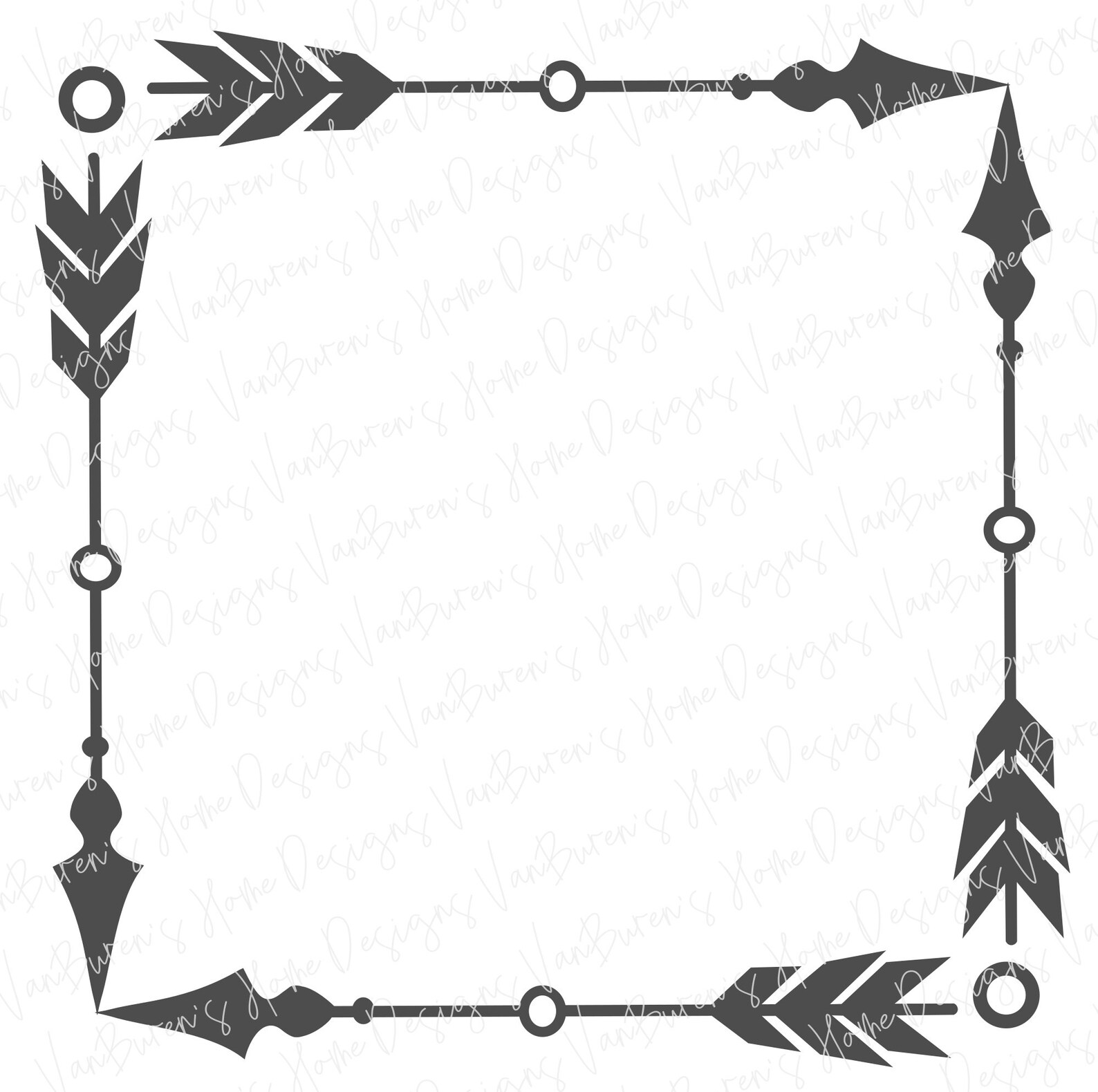 Arrow Frame SVG Arrow Svg Designs Square Frame Svg Files - Etsy