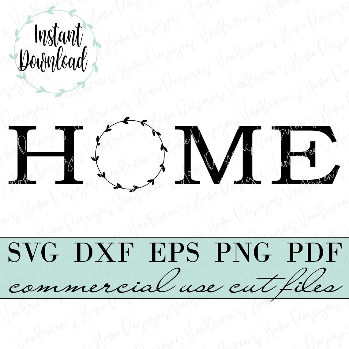 Home Wreath SVG Home Sign SVG Sign Svg Files Centerpiece - Etsy