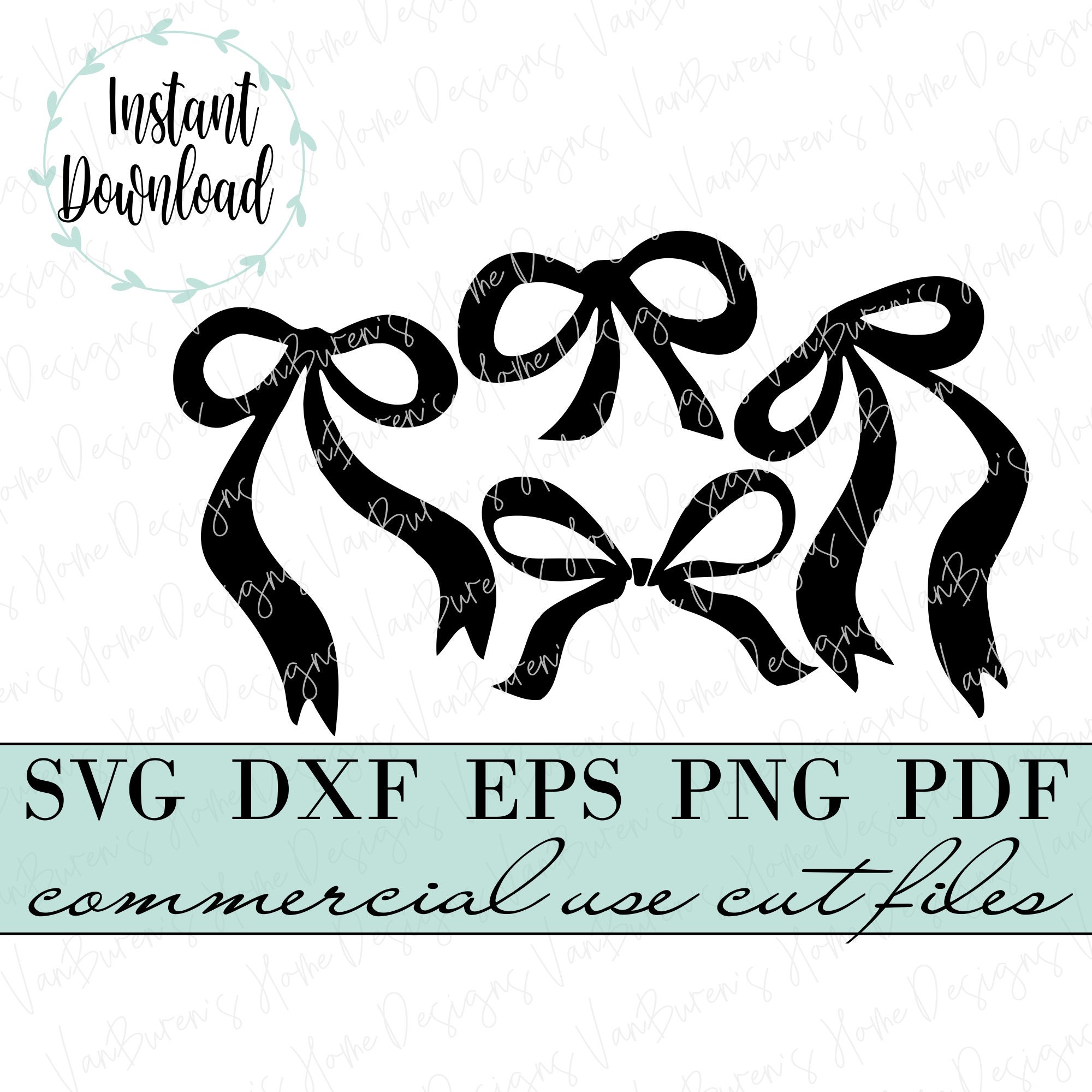 Ribbon Bow Svg Floral Bow SVG Bow Tie SVG Bow Clipart Bow - Etsy