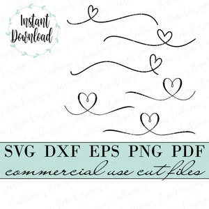Heart Bundle SVG, Valentines Day Svg, Wedding Heart Clipart, Valentine ...