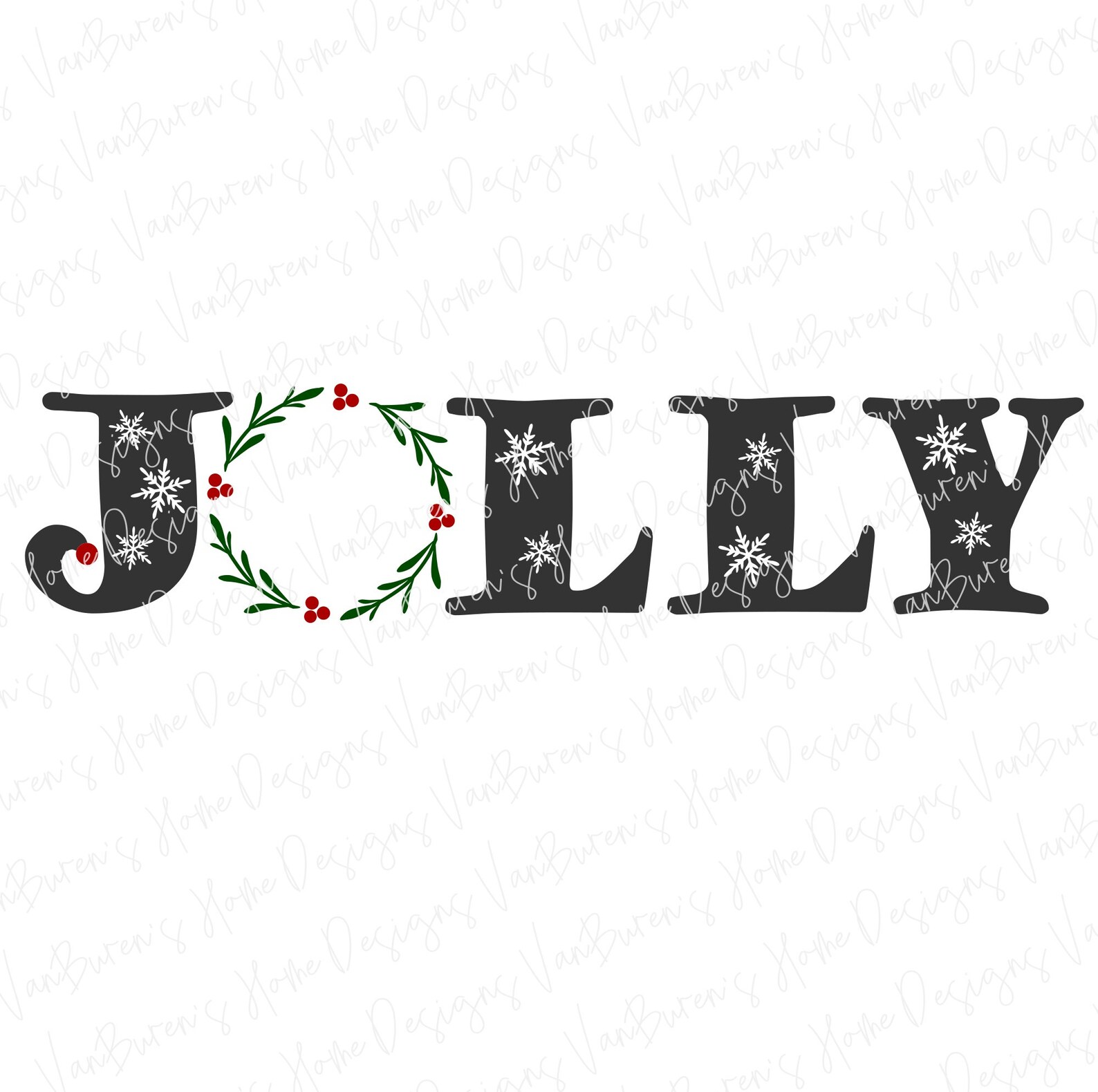 Jolly Svg Christmas Sign Svg Horizontal Welcome Svg - Etsy
