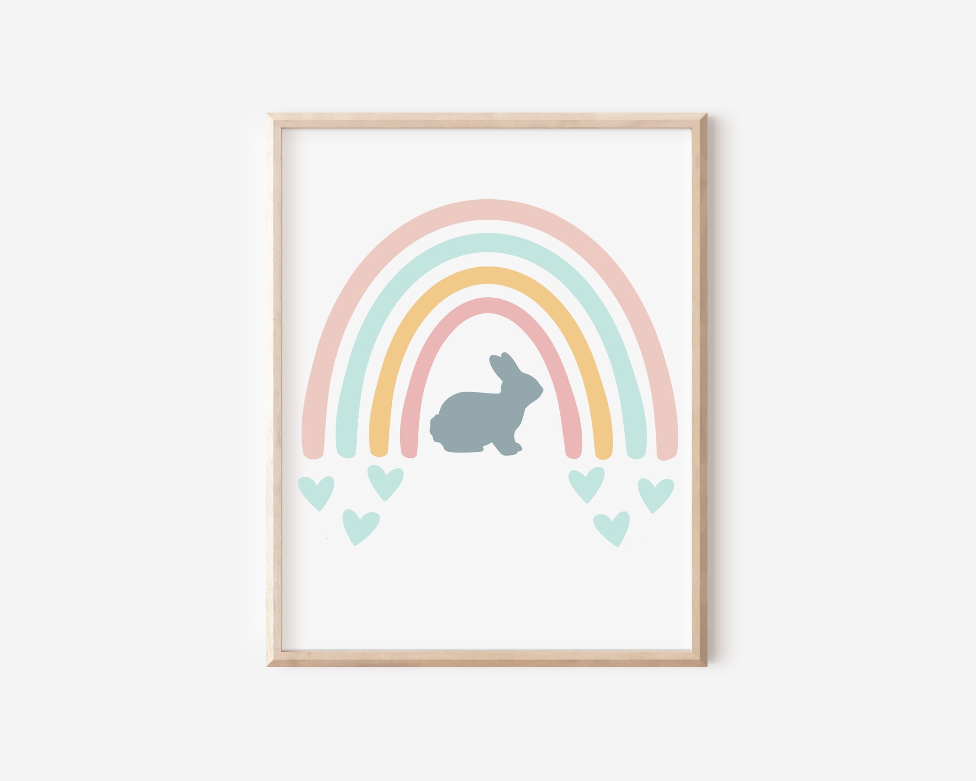 Rainbow Bunny Design Easter Bunny Svg Easter Cricut Designs - Etsy