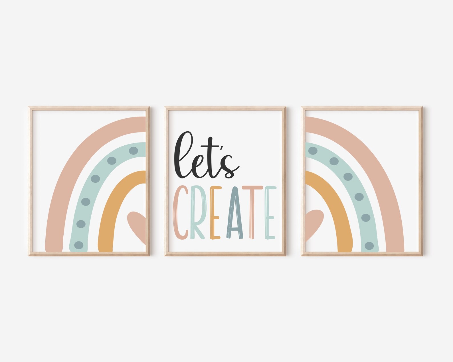 Lets Create Printable Classroom Wall Art Kids Craft Room - Etsy