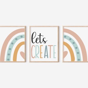 Lets Create Printable, Classroom Wall Art, Kids Craft Room Prints ...