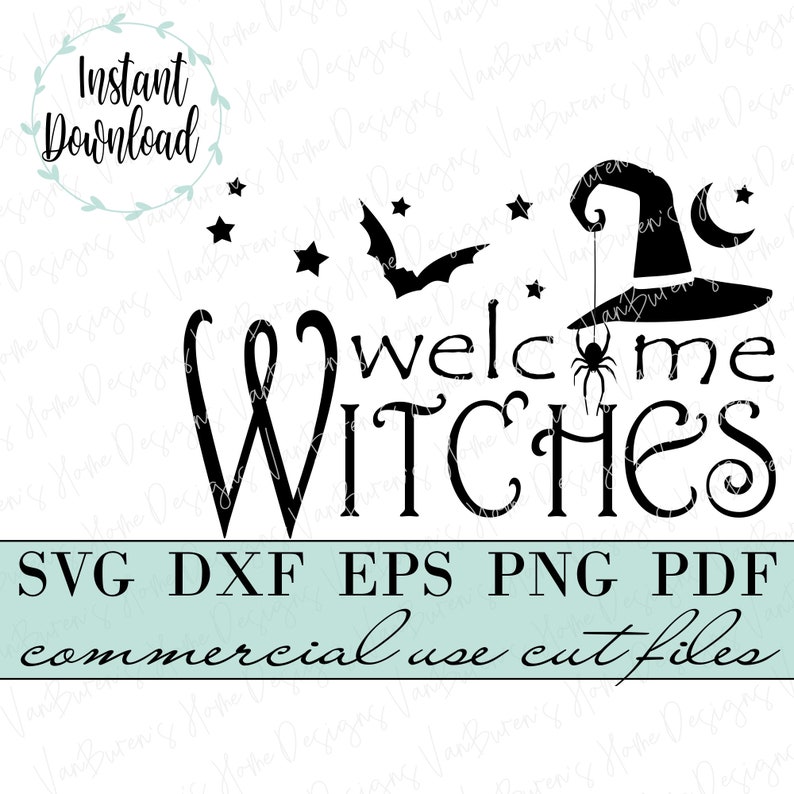 Welcome Witches Sign SVG Halloween Welcome Sign Svg Witch - Etsy