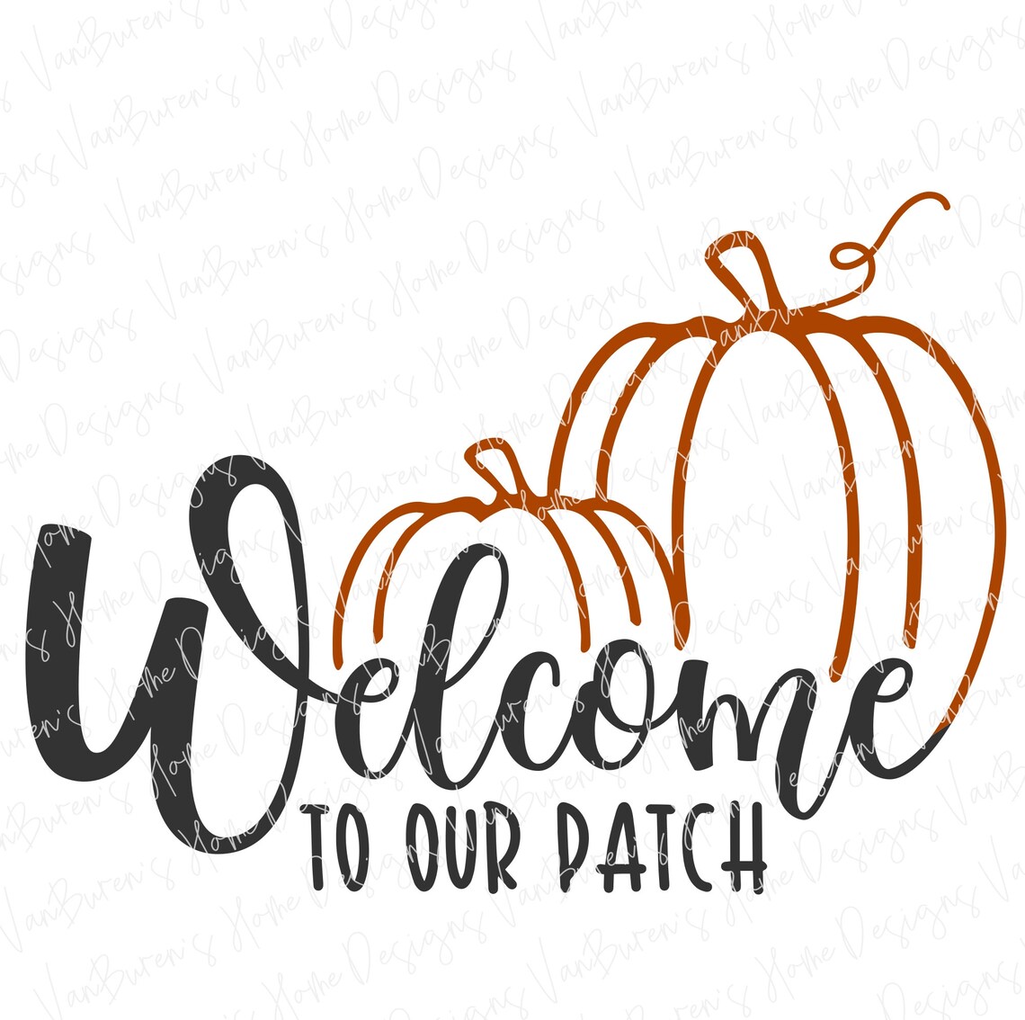 Welcome to Our Patch Sign SVG Fall Welcome Circle Sign SVG - Etsy