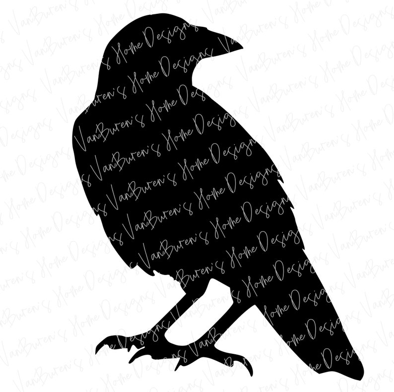 Halloween Crow Svg Bird Svg File Raven Png Bird Cut File - Etsy