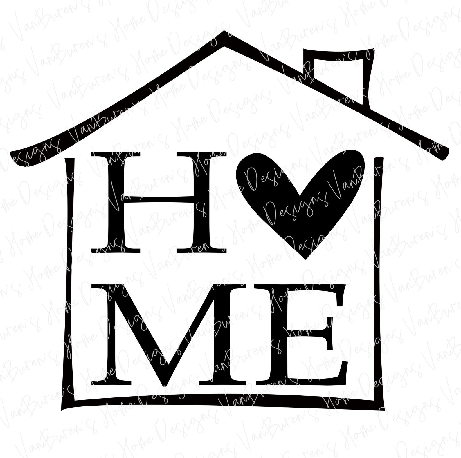 Home SVG Cut File House SVG Home Sign svg Commercial Use | Etsy