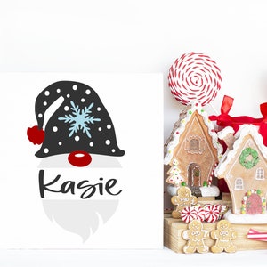 Christmas Gnome Svg, Split Gnome Cut File, Custom Gnome Mug, Winter ...