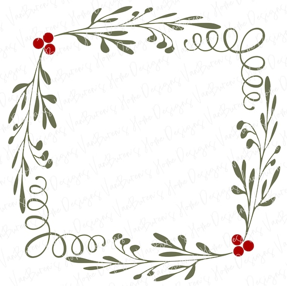 Mistletoe Border Clipart