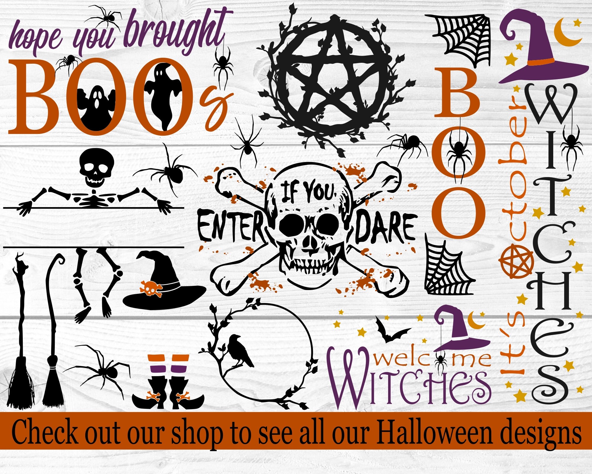 Boo Porch Sign SVG Halloween Porch Sign Svg Cricut Halloween - Etsy