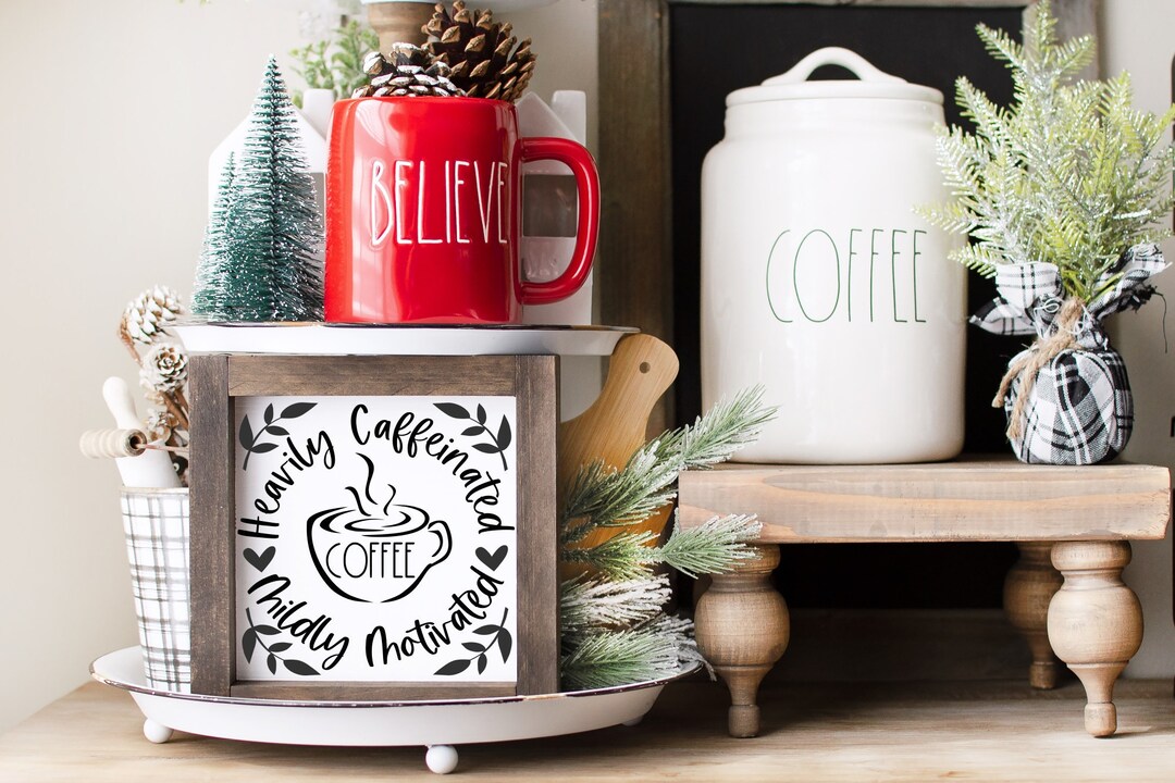 Heavily Caffeinated Mildly Motivated Svg Coffee Cup SVG Mug - Etsy