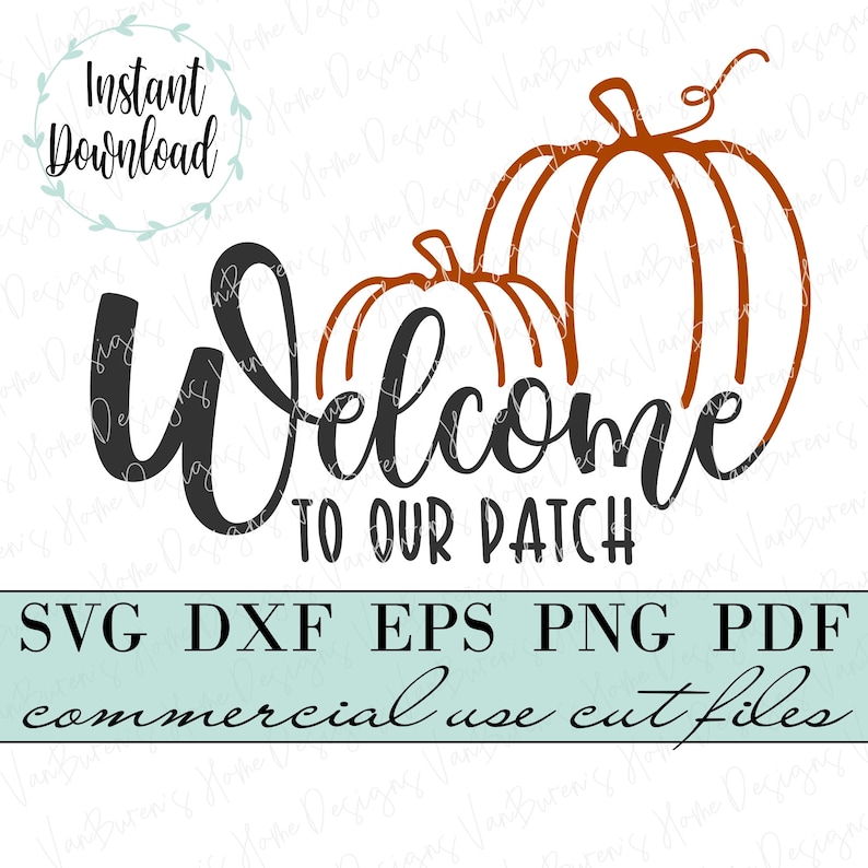 Welcome to Our Patch Sign SVG Fall Welcome Circle Sign SVG - Etsy