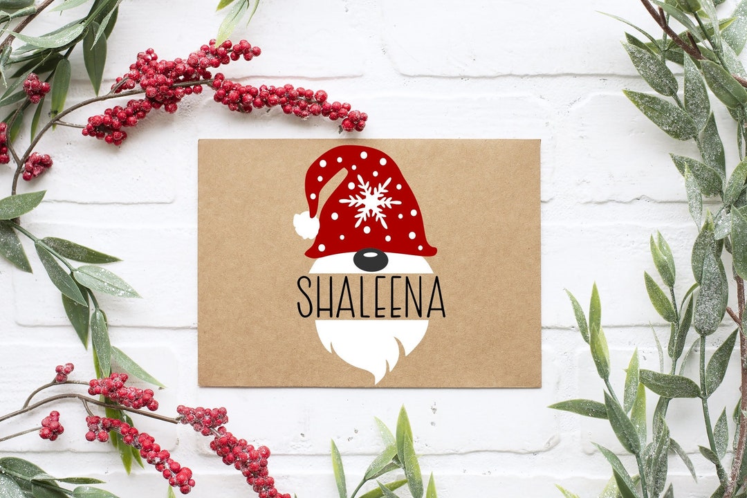 Christmas Gnome Svg, Split Gnome Cut File, Custom Gnome Mug, Winter ...