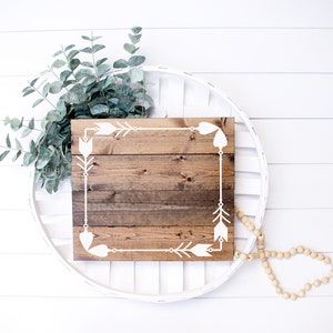 Arrow Frame SVG, Arrow Svg Designs, Square Frame Svg Files, Tribal ...