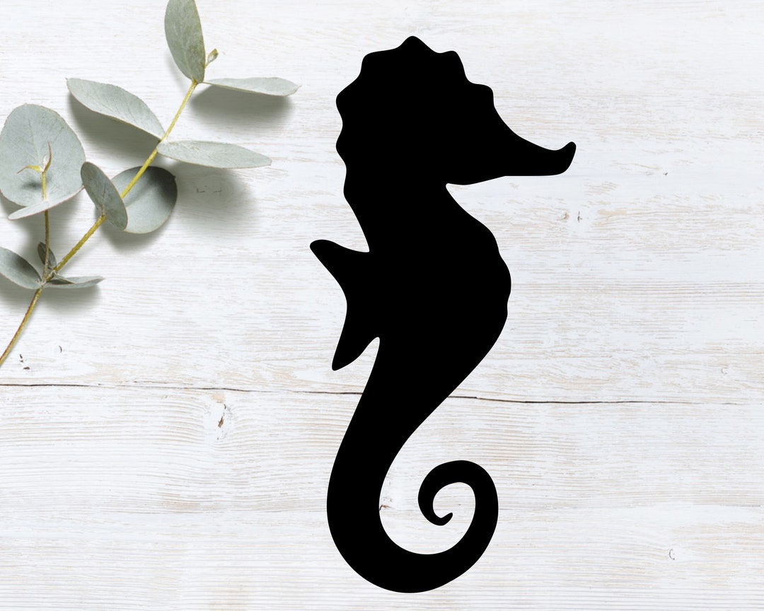 Seahorse Cut File Formats Svg Dxf Eps Pdf and Png - Etsy