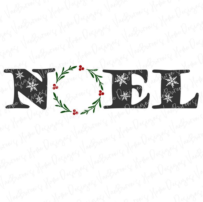 Noel Svg, Christmas Sign Svg, Horizontal Welcome Svg, Horizontal Noel ...