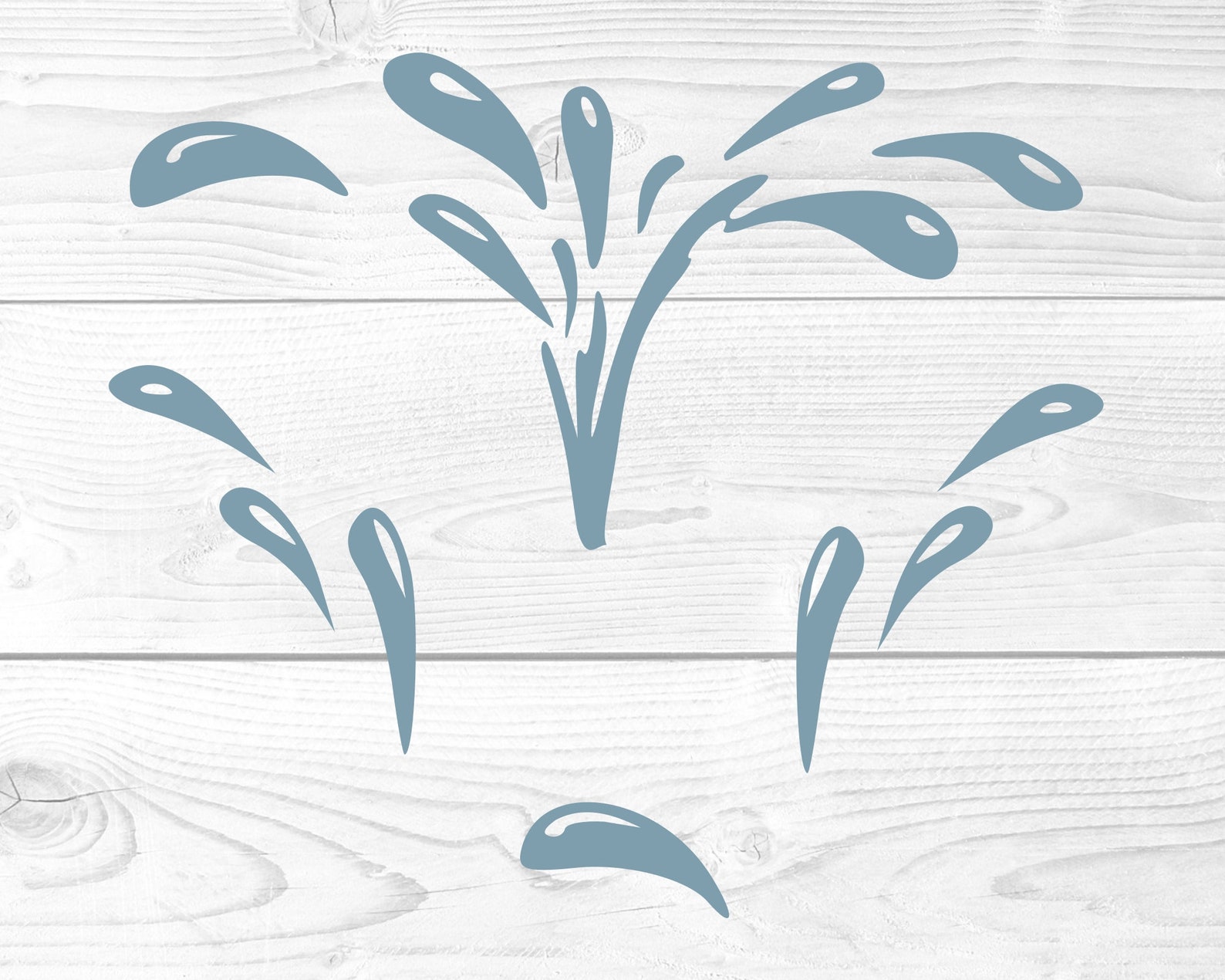 Water Splash Cut File Bundle Formats Svg Dxf Eps Png and Pdf - Etsy Canada