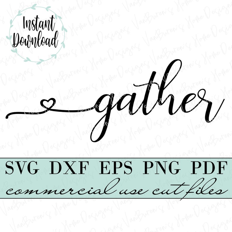 Gather SVG Gather Sign SVG Thanksgiving Svg Farmhouse Sign - Etsy