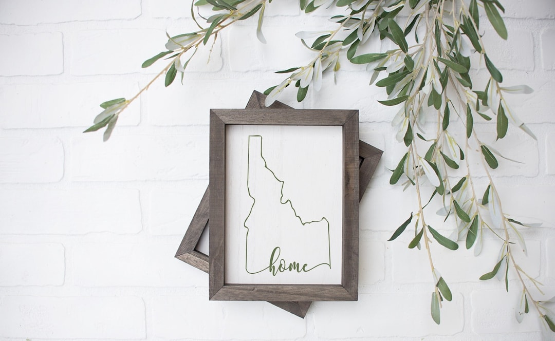 Idaho Home State SVG Cut File: Cricut, Silhouette, DXF (digital ...