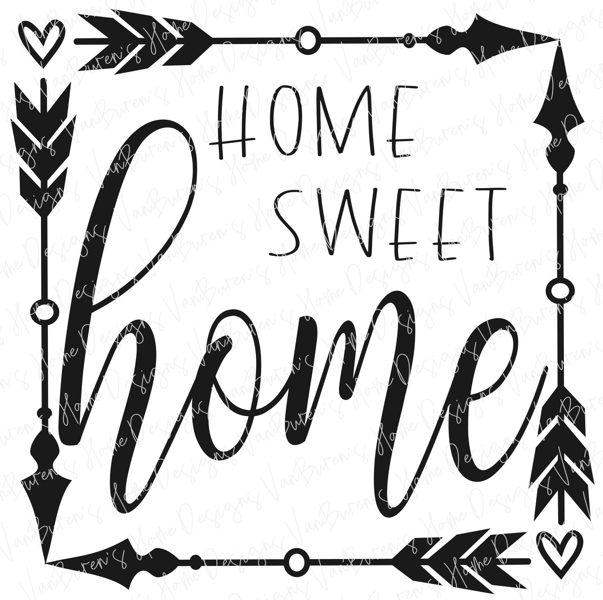Home Sweet Home SVG Welcome Svg Files Home Svg Farmhouse - Etsy