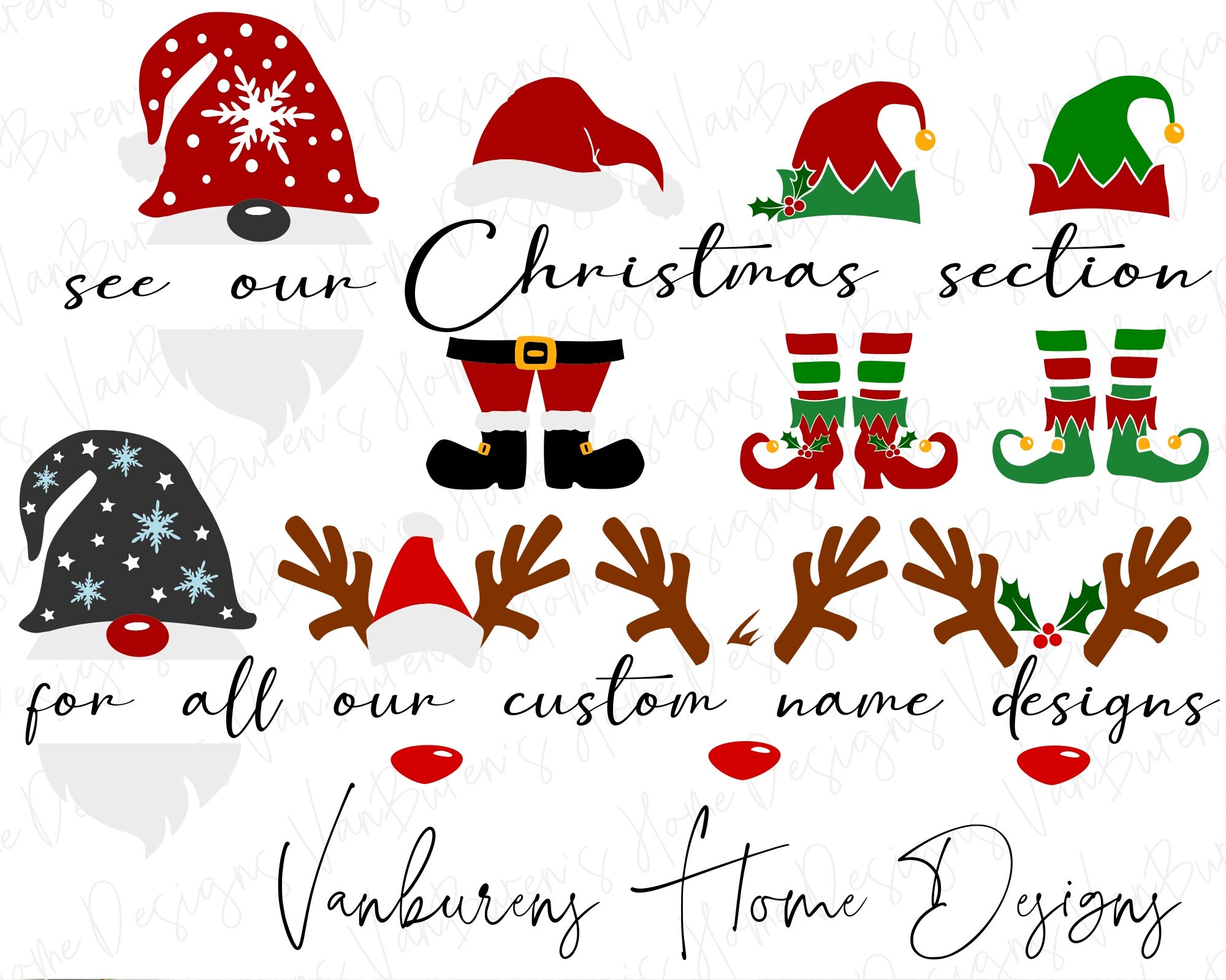 Girl Elf SVG: Christmas Mug, Name Ornament, Gift Bag (cutting Files) - Etsy