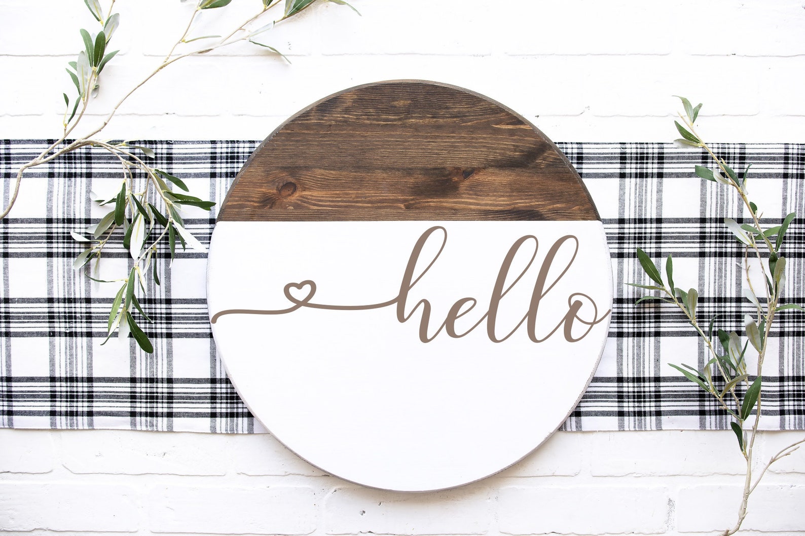 Hello Svg Hello Sign SVG Welcome Svg Farmhouse Sign Svg - Etsy
