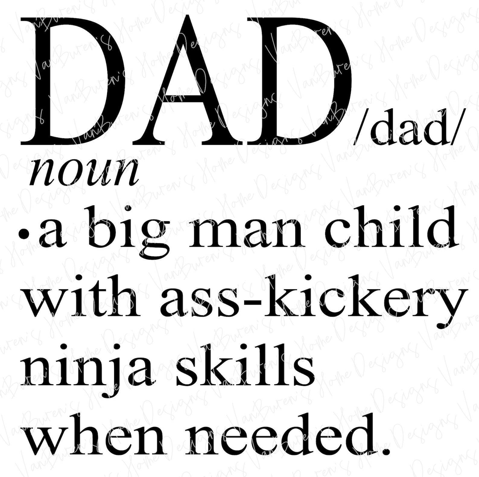 Dad Definition Svg Father's Day Svg Father's Day - Etsy