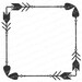Arrow Frame SVG Arrow Svg Designs Square Frame Svg Files - Etsy