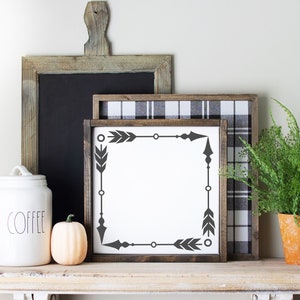 Arrow Frame SVG, Arrow Svg Designs, Square Frame Svg Files, Tribal ...