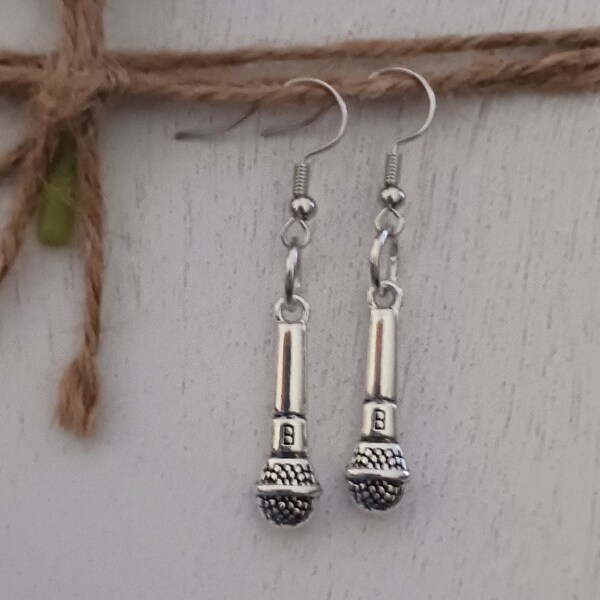 Microphone Earrings - Etsy