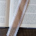 Burlap and Lace Bible Journal Book Bookmark With Charms - Etsy