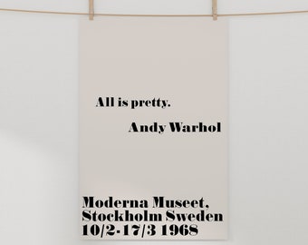 Warhol All is Pretty - Etsy