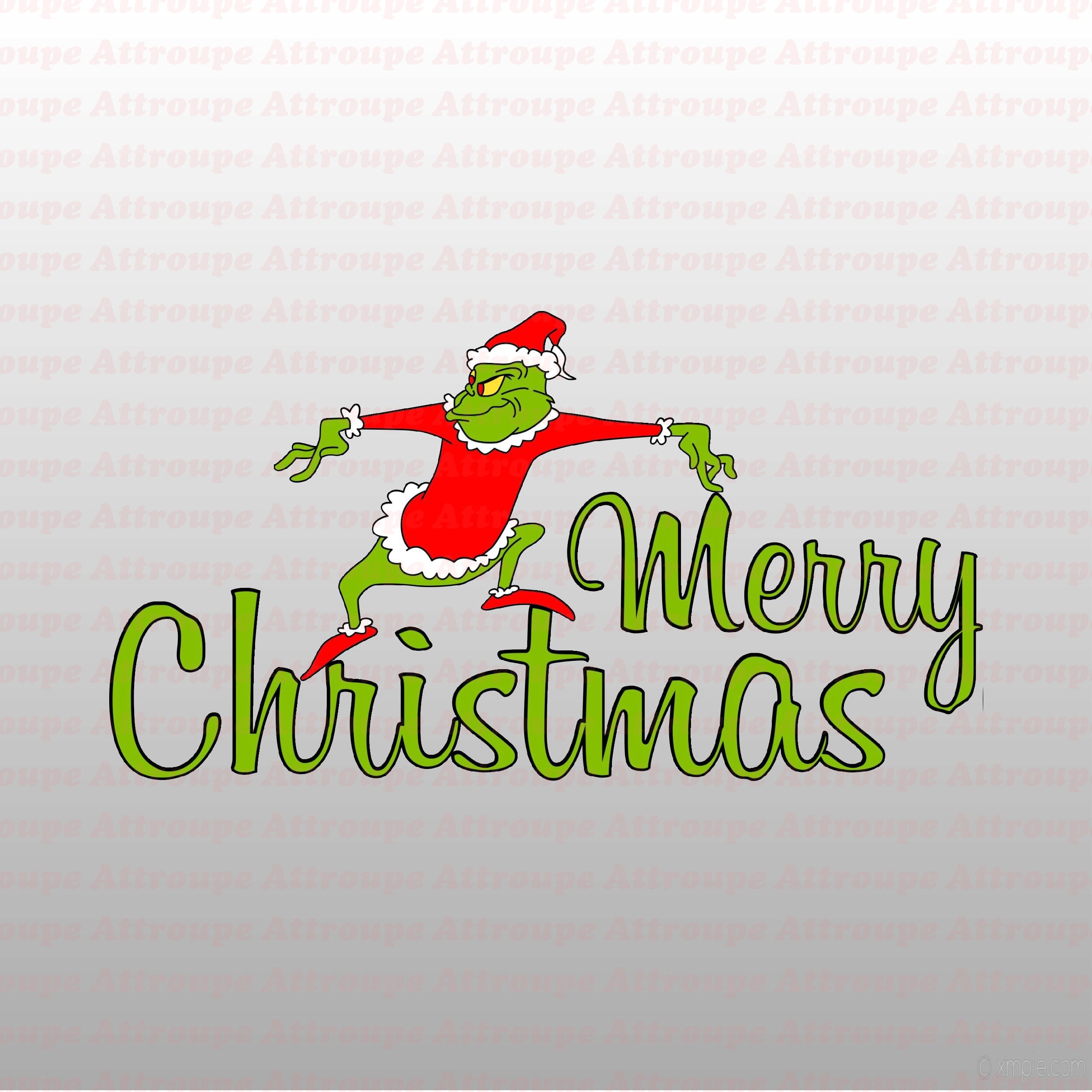 Merry Grinchmas Christmas Dr Seuss Svg 12 Svg Dxf Cricut Etsy