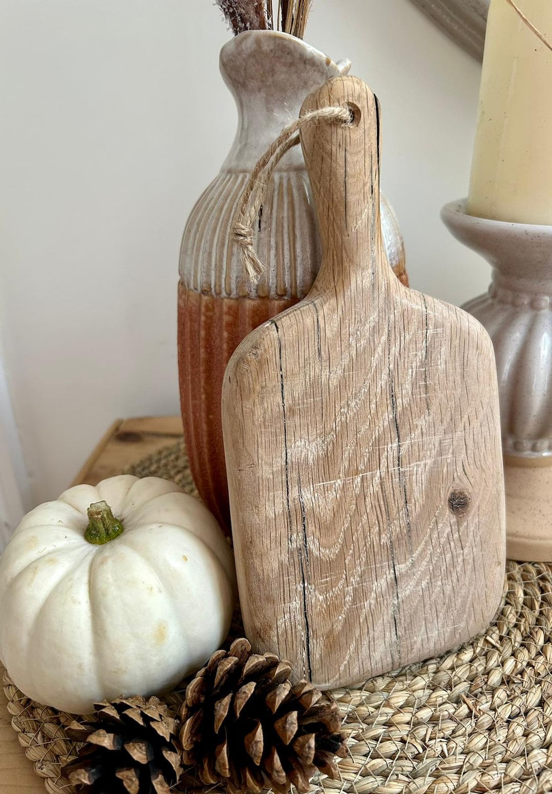 Handcrafted Rustic Wood Chopping Board | Decorative | Antipasti | Tapas ...
