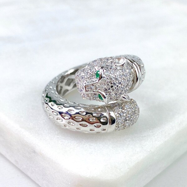 Emerald Panther Ring - Etsy