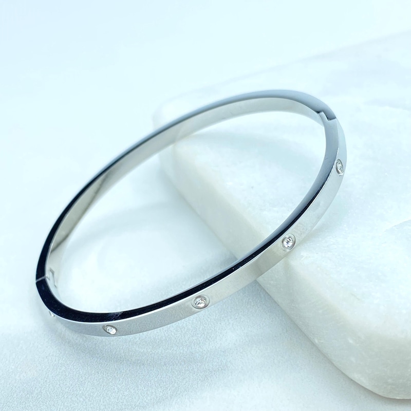 Stainless Steel Bangle - Etsy