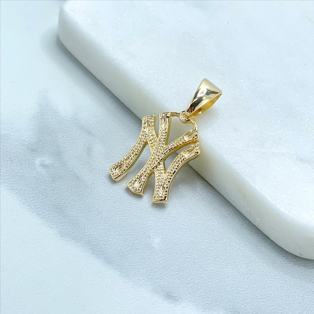 18k Gold Filled 1.3 Inches NY Sport Team Charms Pendant Wholesale ...