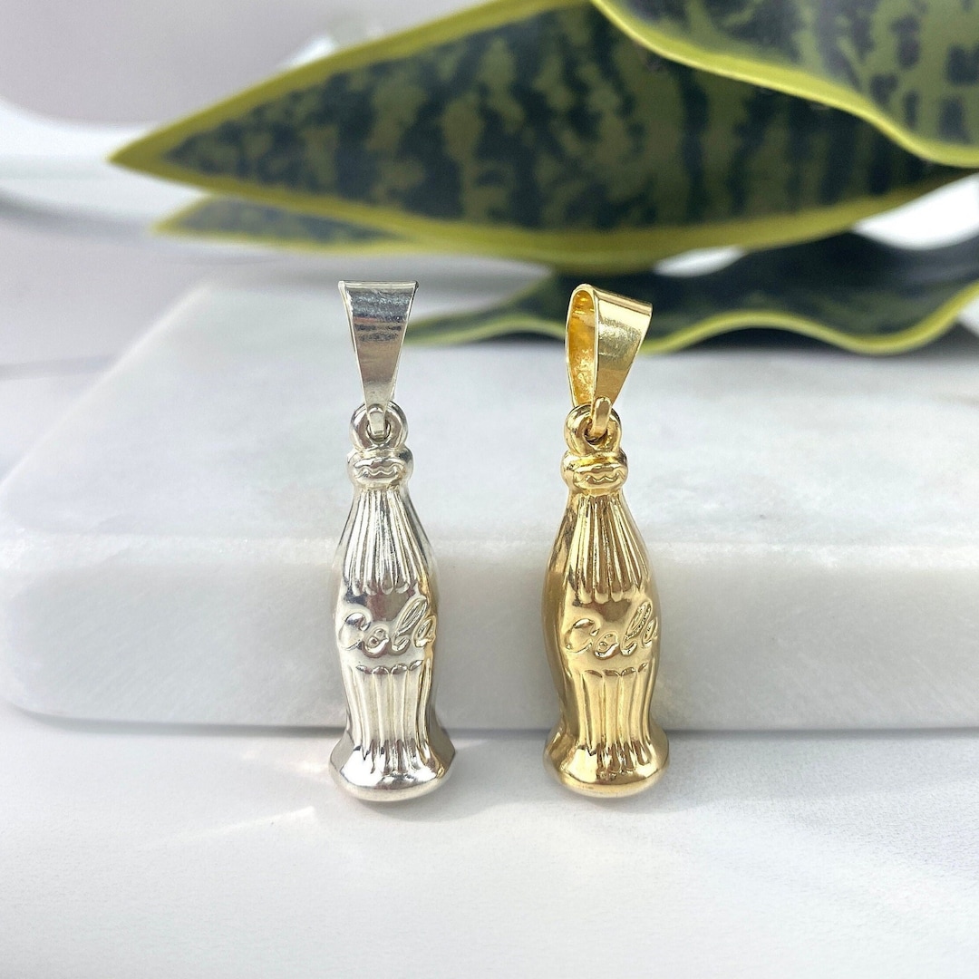 18k Gold Filled Cola Coke Bottle Vintage Style Charms Pendant Wholesale ...