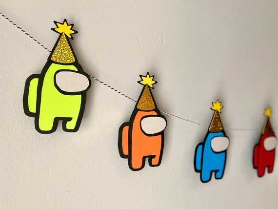 Among Us Birthday Banner | Etsy