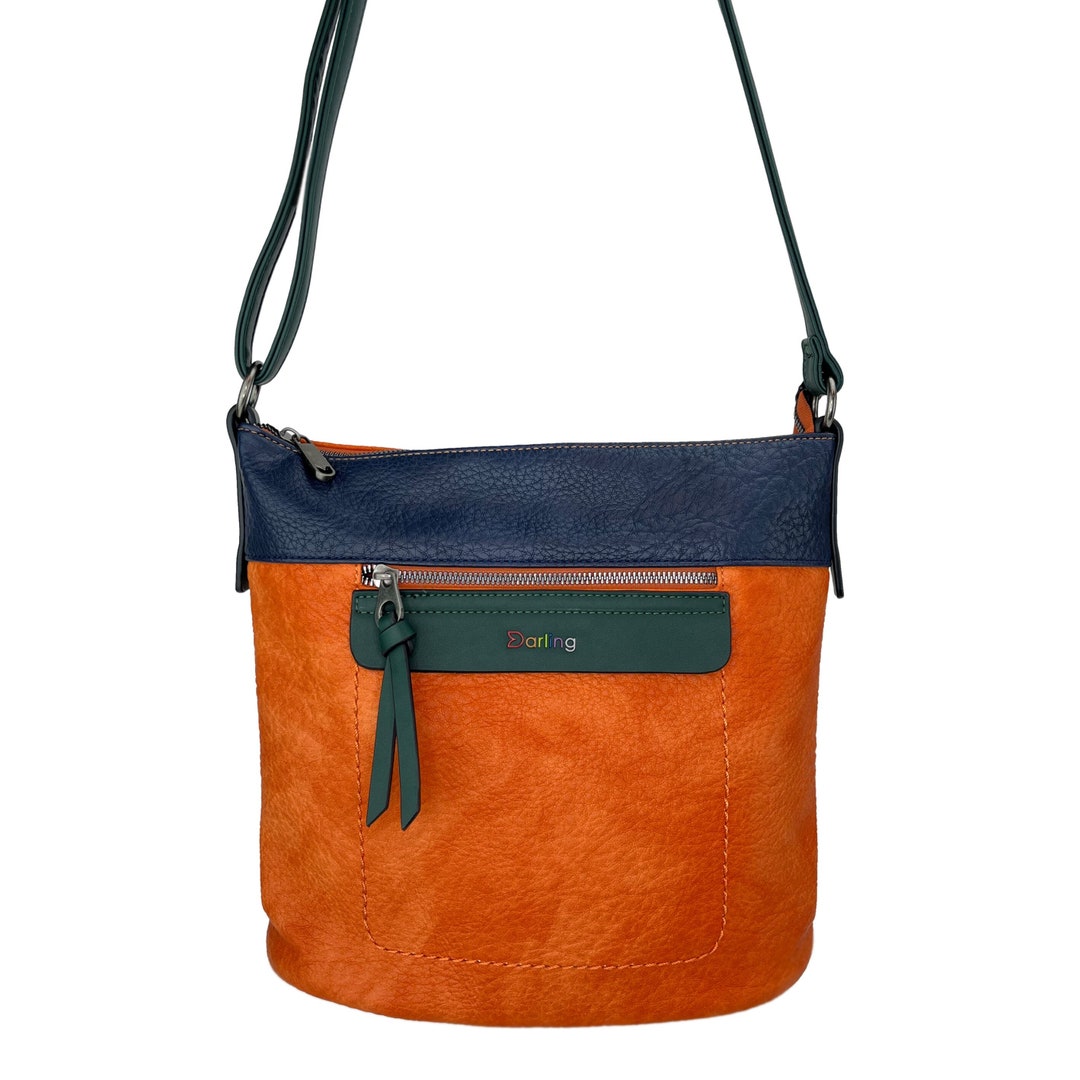 Darling's Made Rainbow Hobo Style Vegan Leather Shoulder Crossbody Bag ...