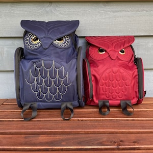 Owl Backpack - Water-repellent Design by Darling's - Medium Large - Etsy