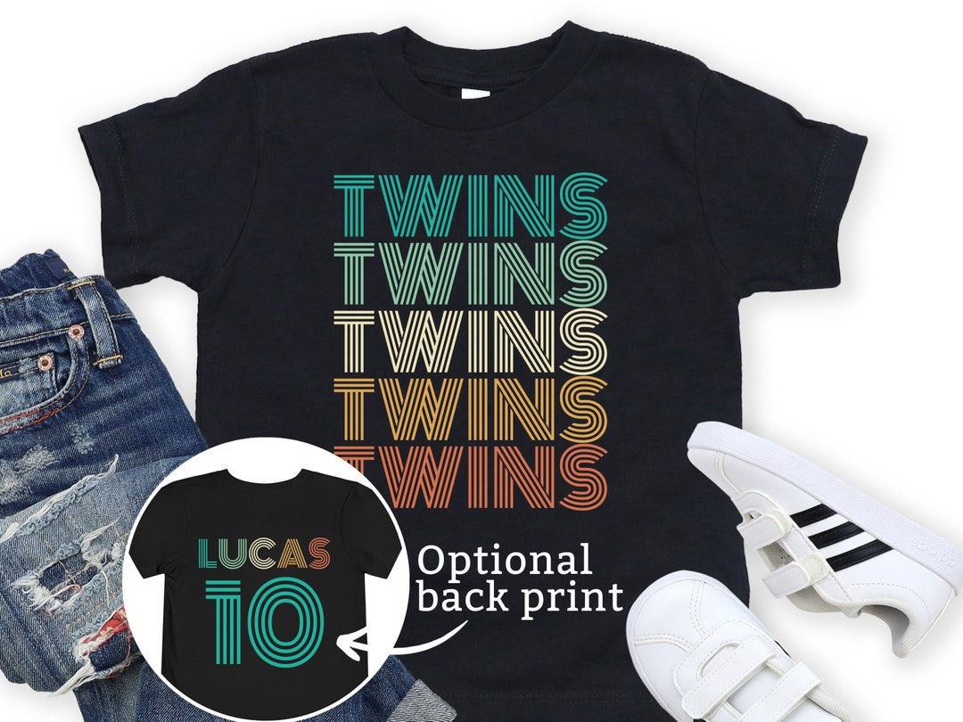 Twins Birthday Shirts, Personalized Twins Shirts, Twin Toddler T-shirts ...