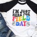 Field Day Shirt, Cute Kids Field Day Unisex T-shirt, I'm Just Here for ...