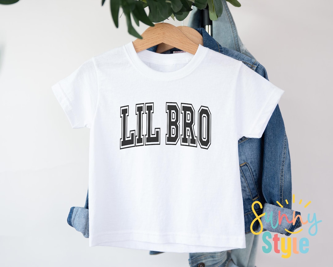 Lil Bro Shirt | Little Brother T-shirt for Toddler & Kids | Matching ...