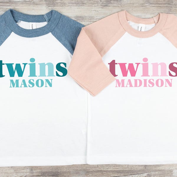 Twin T Shirts - Etsy