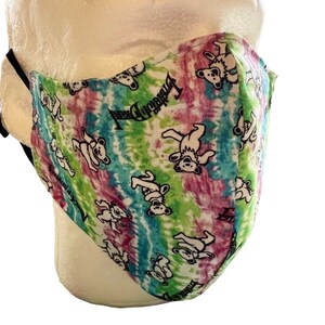 Grateful Dead Dancing Gerry Bears Cotton Face Mask Two Ply Three Ply PM ...