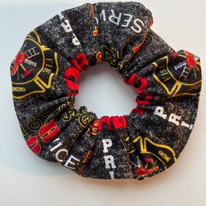 Firefighter First Responder Hair Scrunchies Hair Ties Bracelet - Etsy