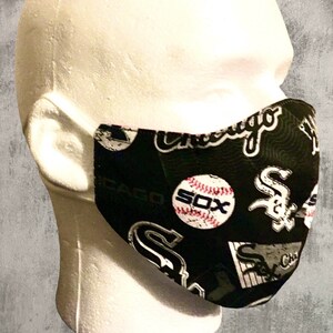 Chicago White Sox Stadium Face Mask With Adjustable Ear Elastic and ...